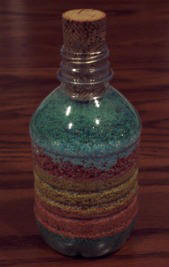 Learn to color sand and make sand art