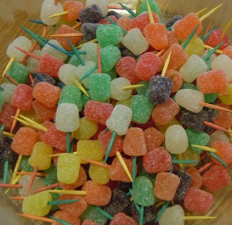 How to make a Gumdrop Wreath - Christmas craft ideas