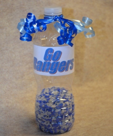 Sports Shaker craft ideas; make noise maker shakers