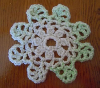 Genesa crystal crochet stitch; crochet pattern